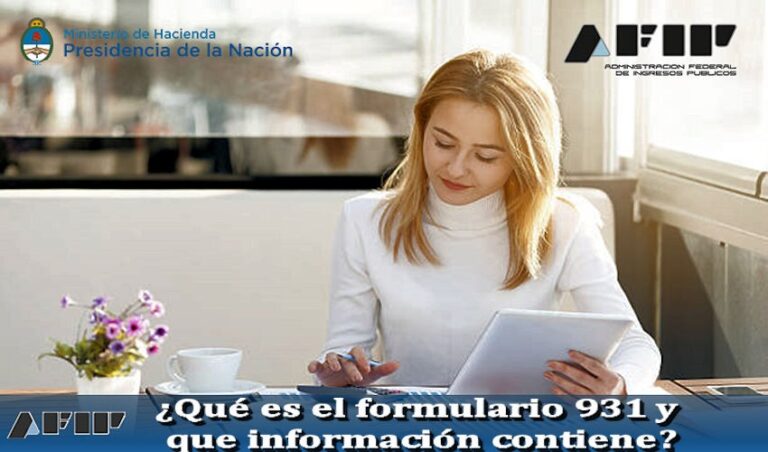 Formulario 931 AFIP - Conoce de qué trata y cómo tramitarlo - 2026